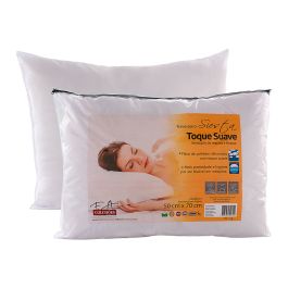 Travesseiro Fibras Siliconadas Antialérgico 50x70cm - Siesta - F.A ...